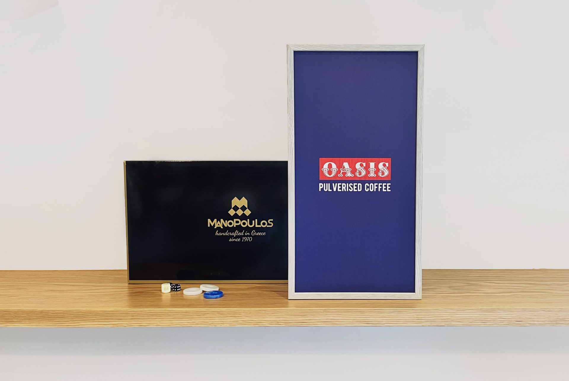 Celebrate weekends with OASIS Coffee's custom backgammon boards – The ...