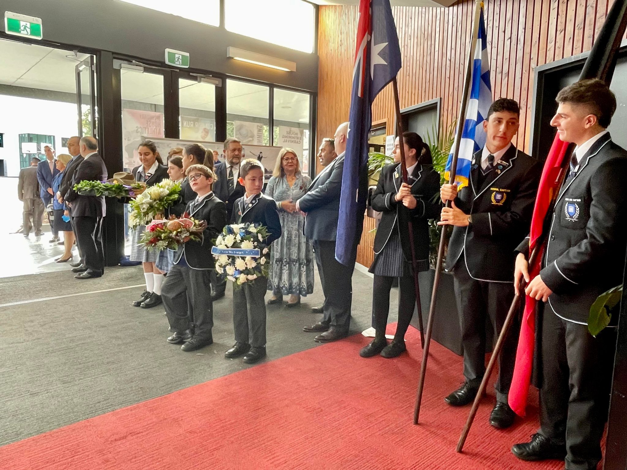 In Photos: The Evzones visit Alphington Grammar School for ANZAC Day ...