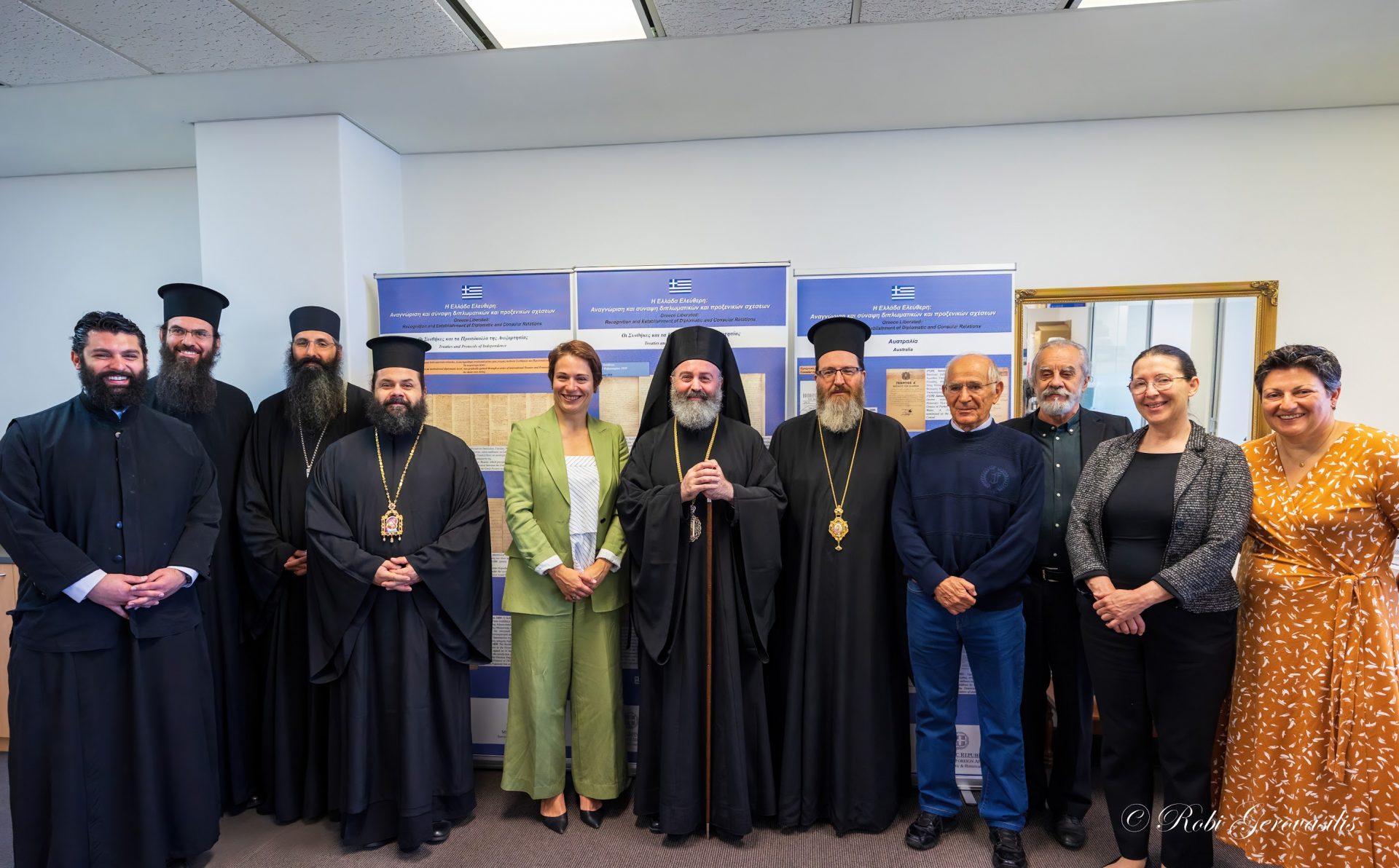 Archbishop Makarios of Australia meets with Consul of Greece in Perth ...