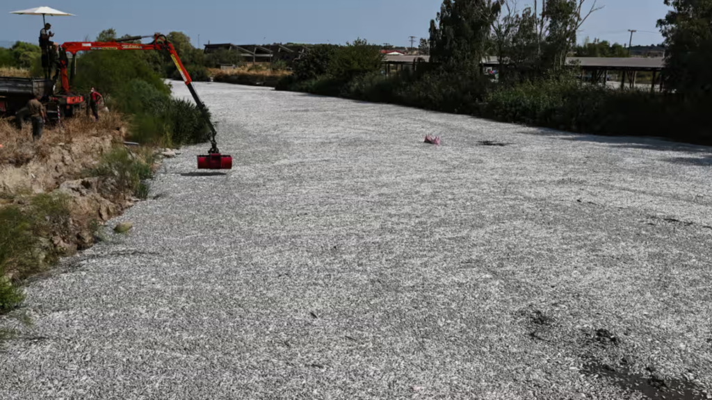 Dead fish wash up on Greek tourist port after floods – The Greek Herald