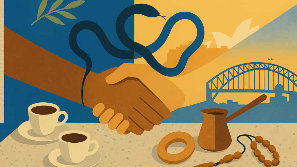 Mates, snakes, nuance of Greek Australian friendship – The Greek Herald