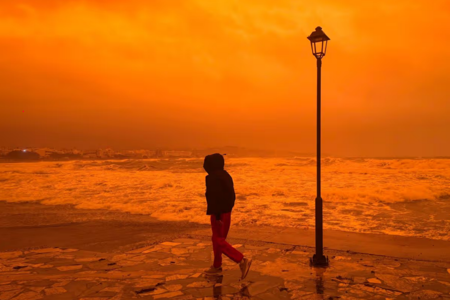 Crete covered by red dust cloud as Greece hit by Storm Erminio – The ...